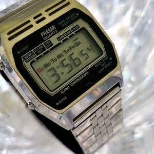 Vintage Phasar Y709-4089 Digital Quartz Men's Watch - Etsy