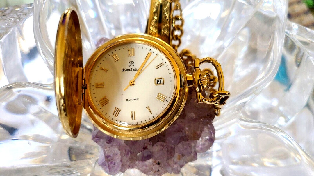 Vintage Dolan Bullock Swiss 7 Jewel Quartz Executive Quartz Pocket ...