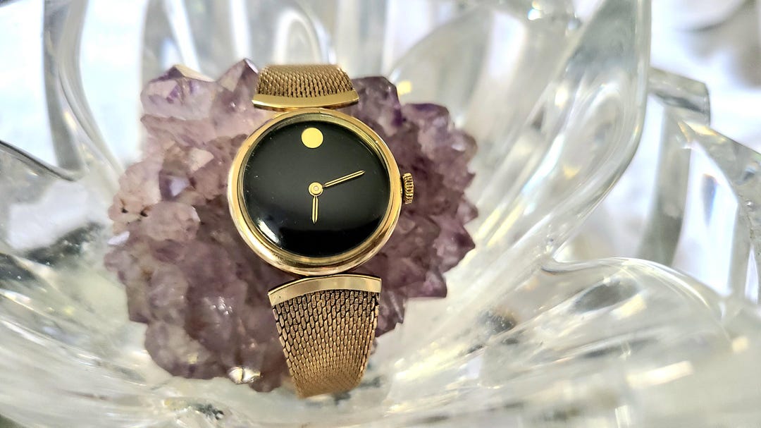 Rare Vintage Movado Zenith Museum Dial 7 Jewel Swiss Quartz Women's ...