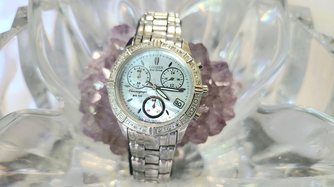 Citizen Women's Diamond Chronograph Miramar Watch FB1180-56D - Etsy
