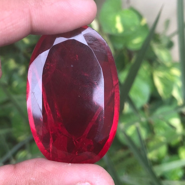 Synthetic Ruby - Etsy