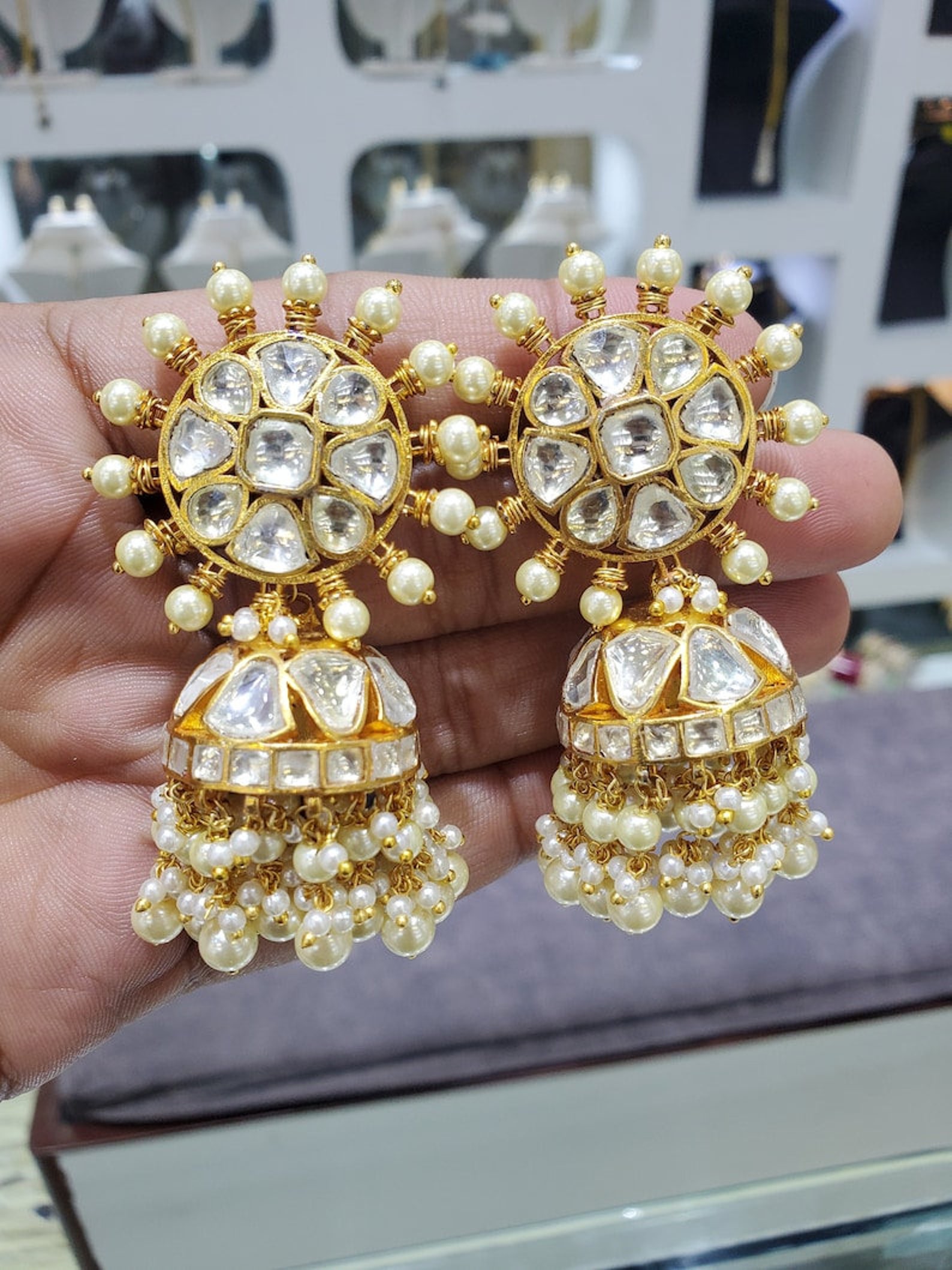 Sabyasachi Alia Bhatt Wedding Jadau Kundan Polki Choker Necklace and Earrings,sabyasachi Jewelry ...