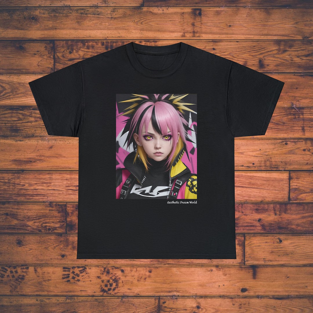 Fierce Fusion: Punk Rock Anime Icon black Edition Alternative Clothing ...