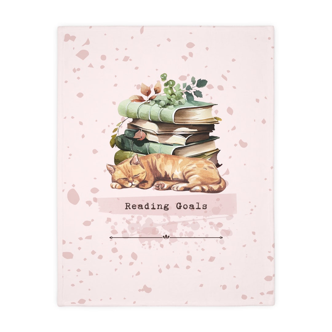 1 More Chapter and Reading Goals Two-sided Velveteen Minky - Etsy