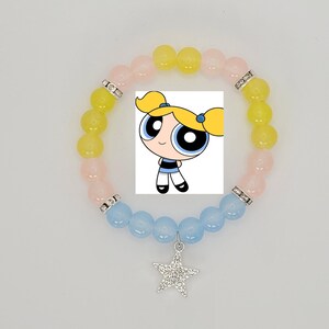 Set of 3 Matching Cartoon Bracelets Powerpuff Girls - Etsy