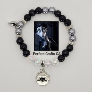 Corpse Bride Set of Two Matching Couple Bracelets, Victor and Emily ...