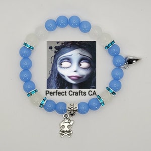 Corpse Bride Set of Two Matching Couple Bracelets, Victor and Emily ...