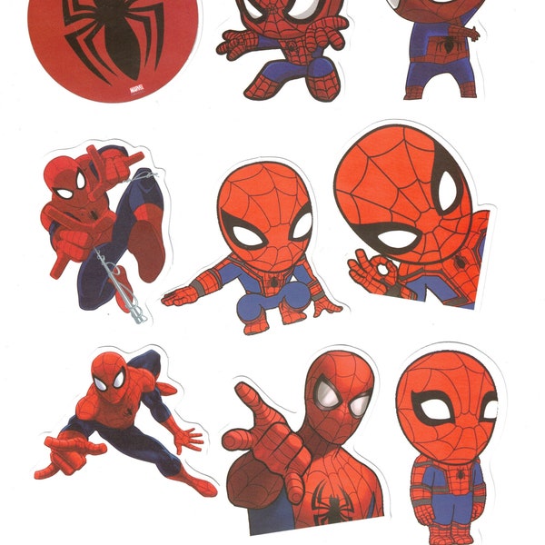 Spiderman Stickers - Etsy