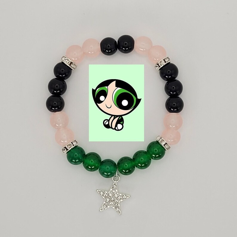 Set of 3 Matching Cartoon Bracelets Powerpuff Girls - Etsy