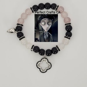 Corpse Bride Set of Two Matching Couple Bracelets, Victor and Emily Couple Bracelets - Etsy