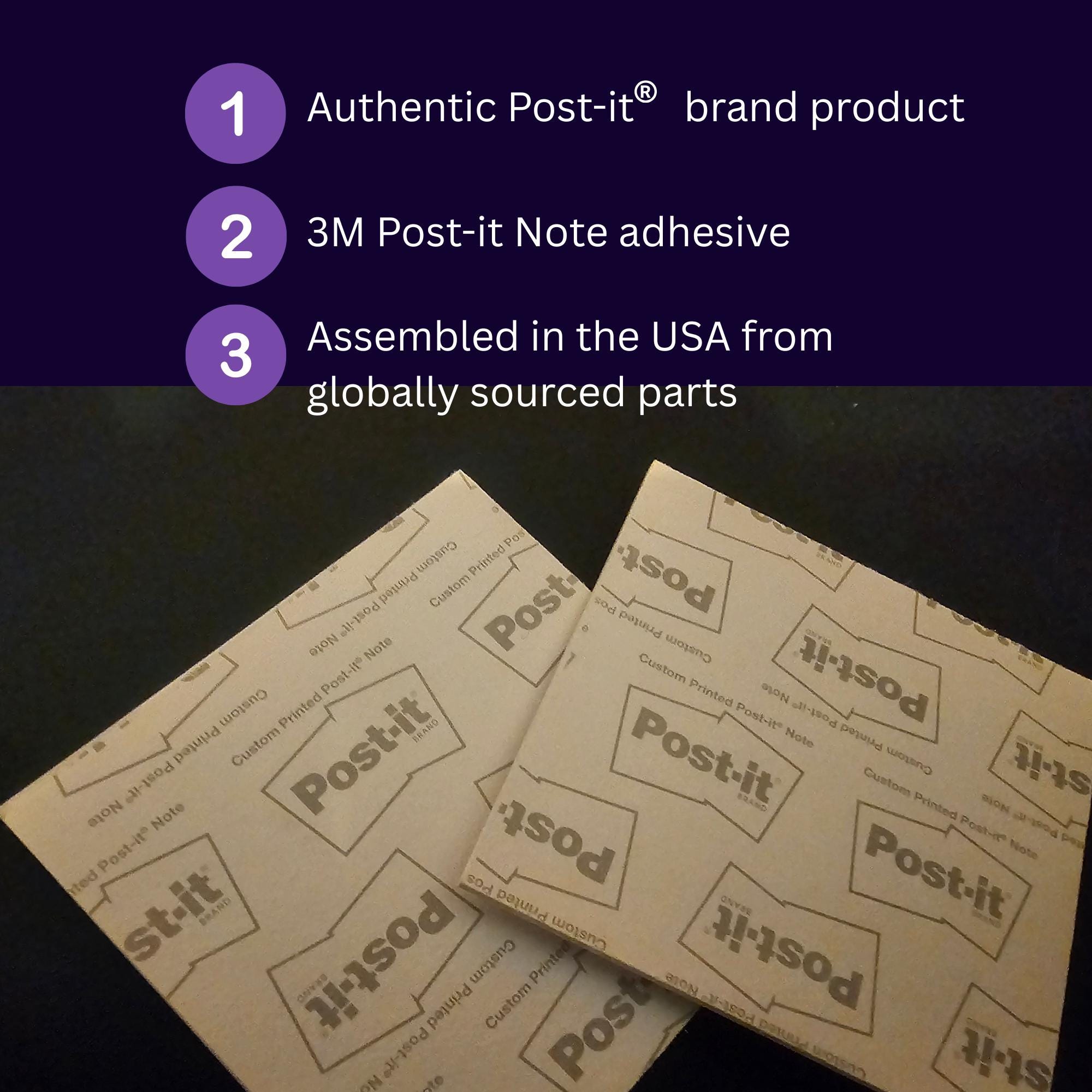 Irish Vintage Post-it® Note Pads - Designer - Green Gold Parchment ...