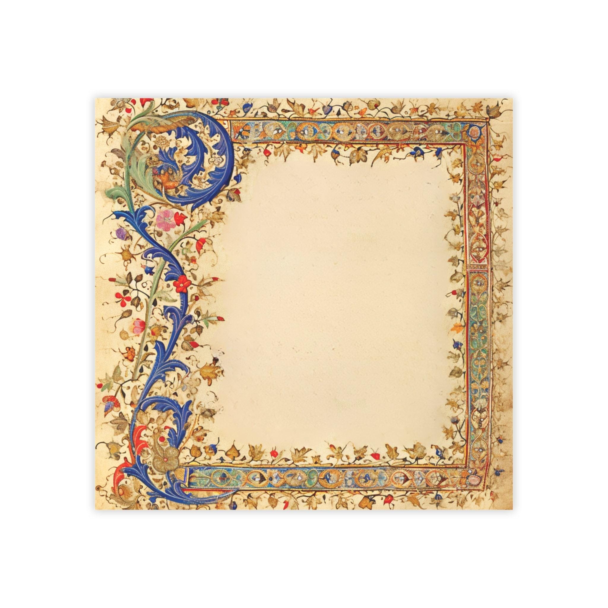 Medieval Post-it® Note Pads - Designer - Illuminated Manuscript ...