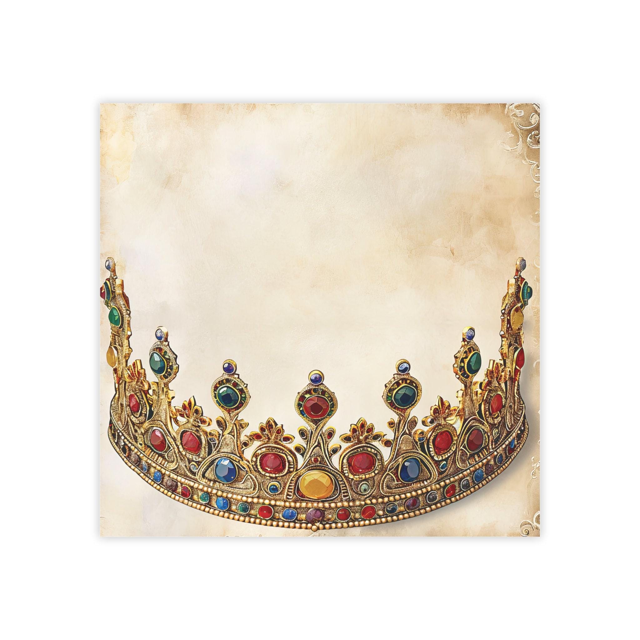 Crown Post-it® Note Pads - Designer - King, Queen, Princess, Prince ...