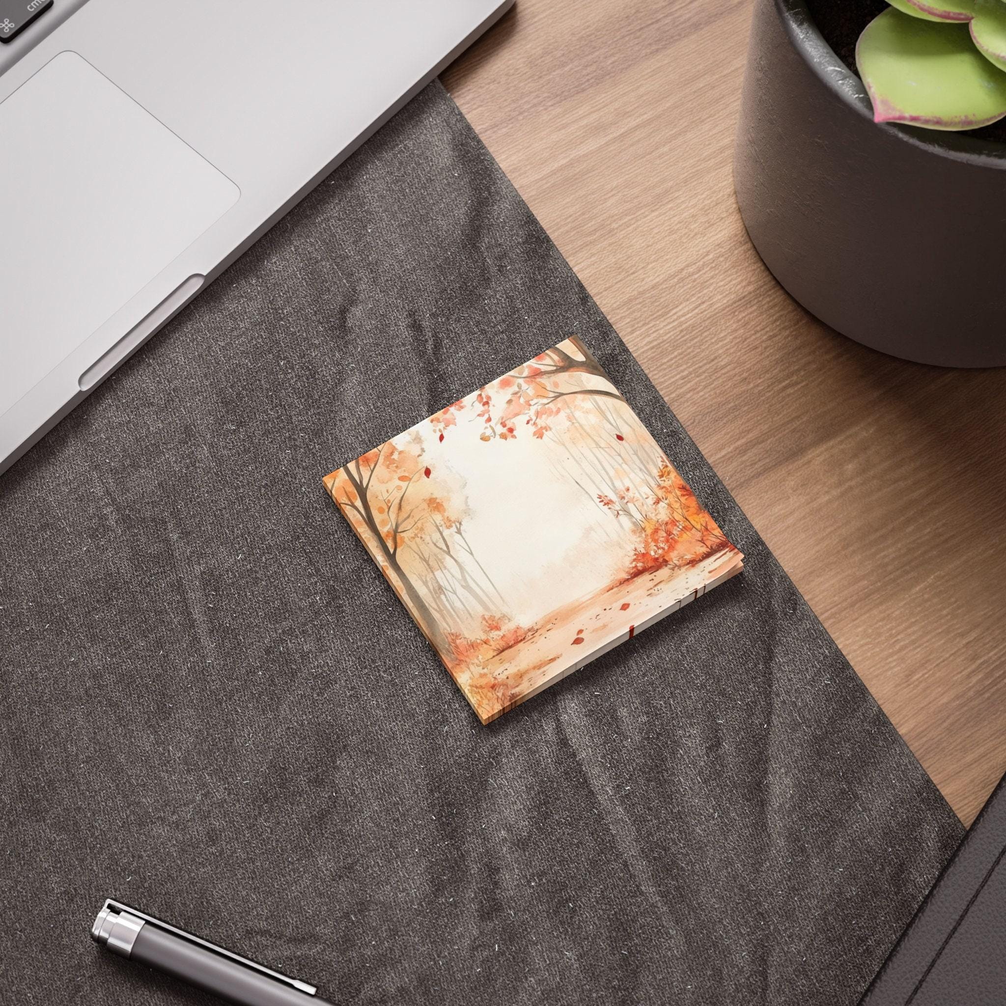 Autumn Trees Post-it® Note Pads - Designer - Sticky Notes, Falling ...