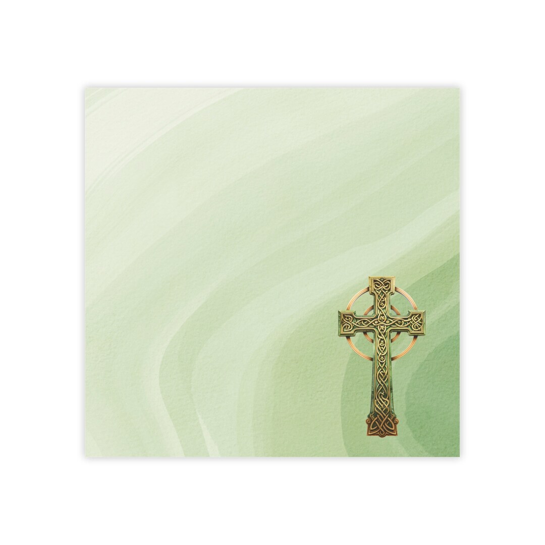 Celtic Cross Post-it® Note Pads Designer Watercolor Sticky Notes, Gift ...
