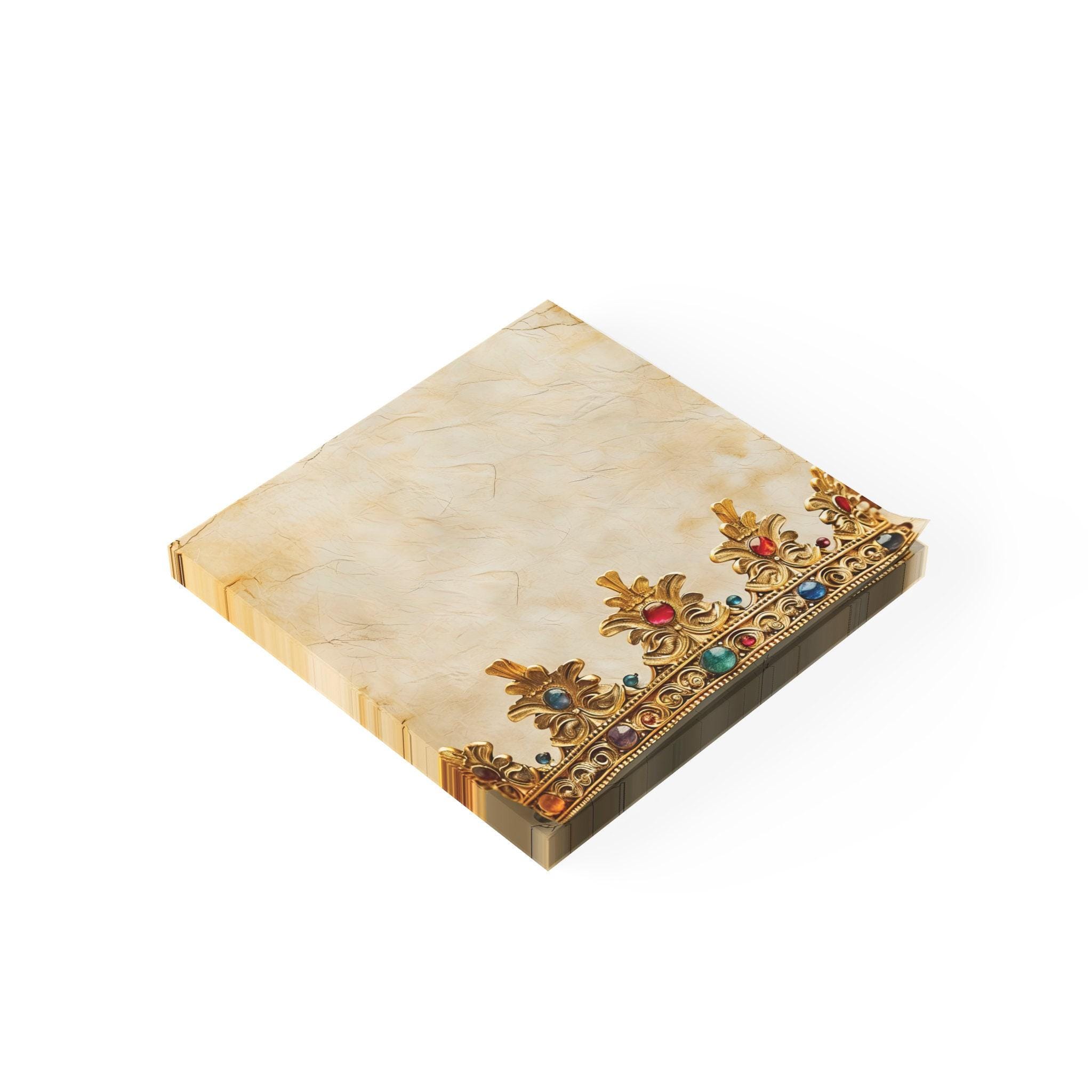 Crown Post-it® Note Pads - Designer - Royalty, Regal Jewels Medieval ...
