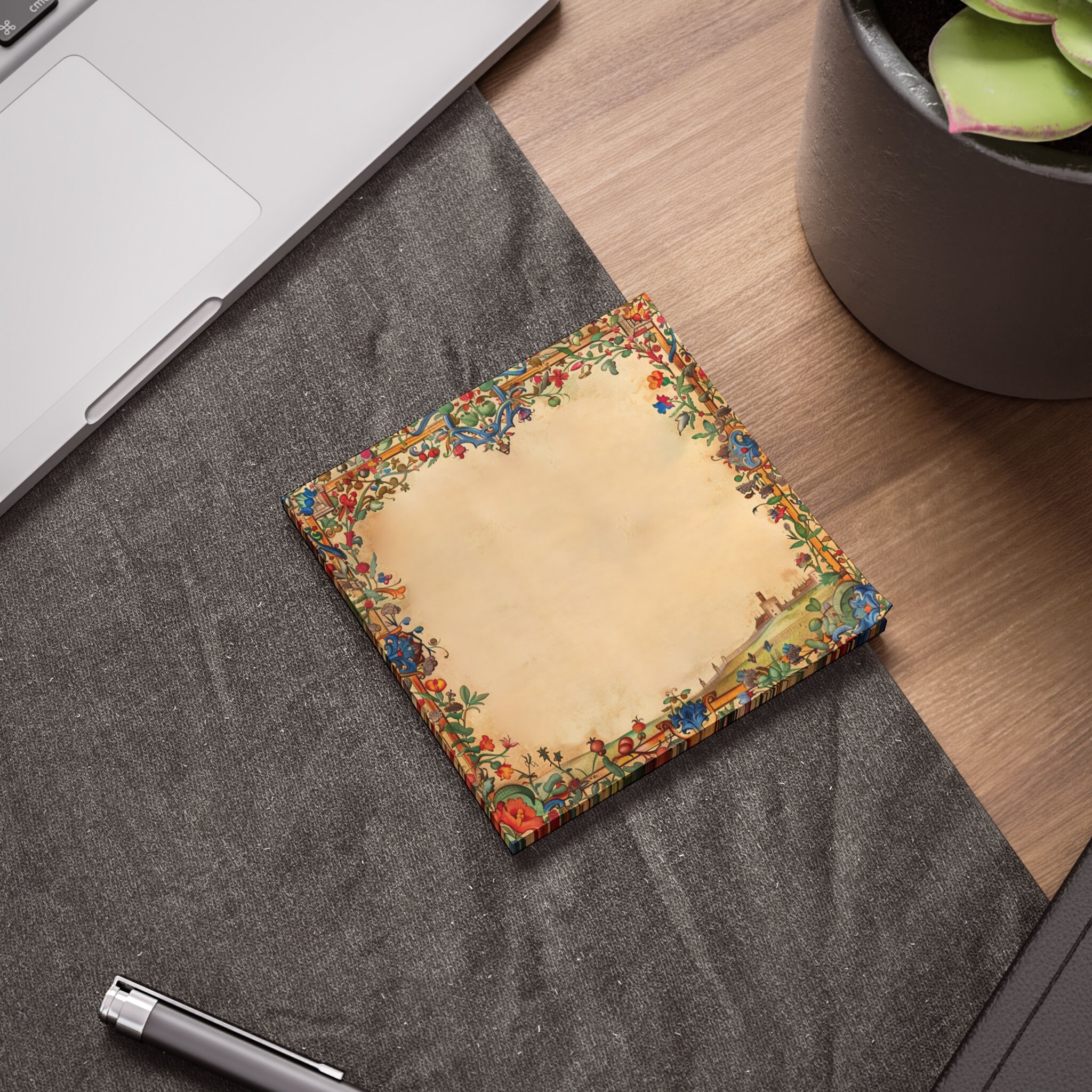 Medieval Walls Post-it® Note Pads Designer Sticky Notes, Illuminated ...