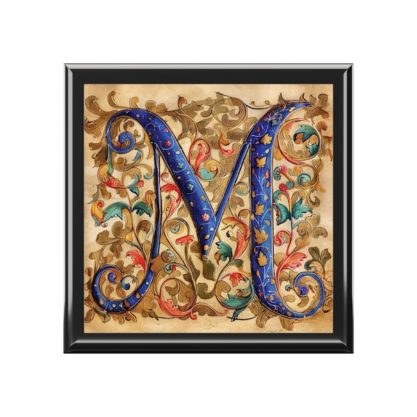 Illuminated Letter M - Etsy