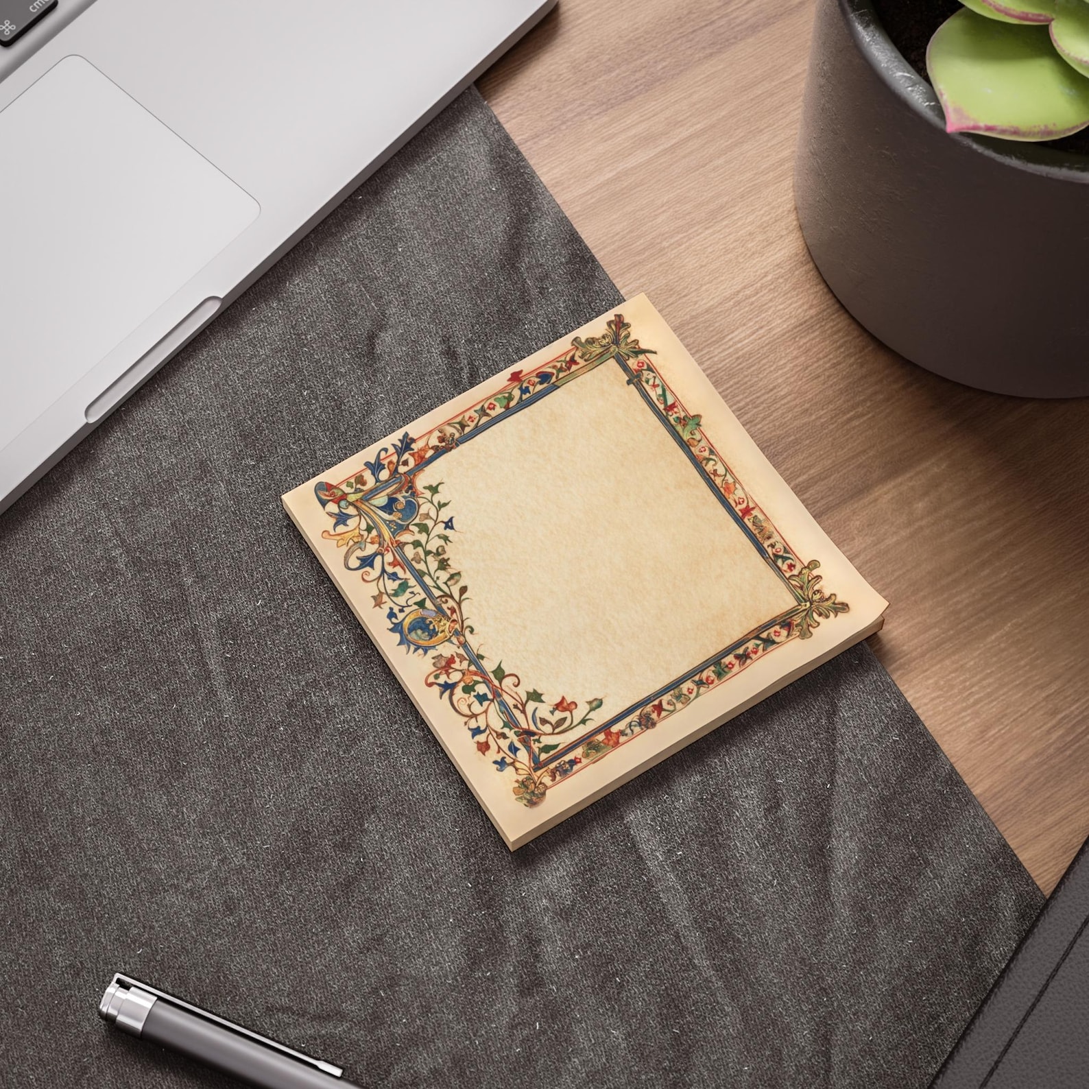Medieval Manuscript Post-it® Note Pads - Designer - Illuminated ...