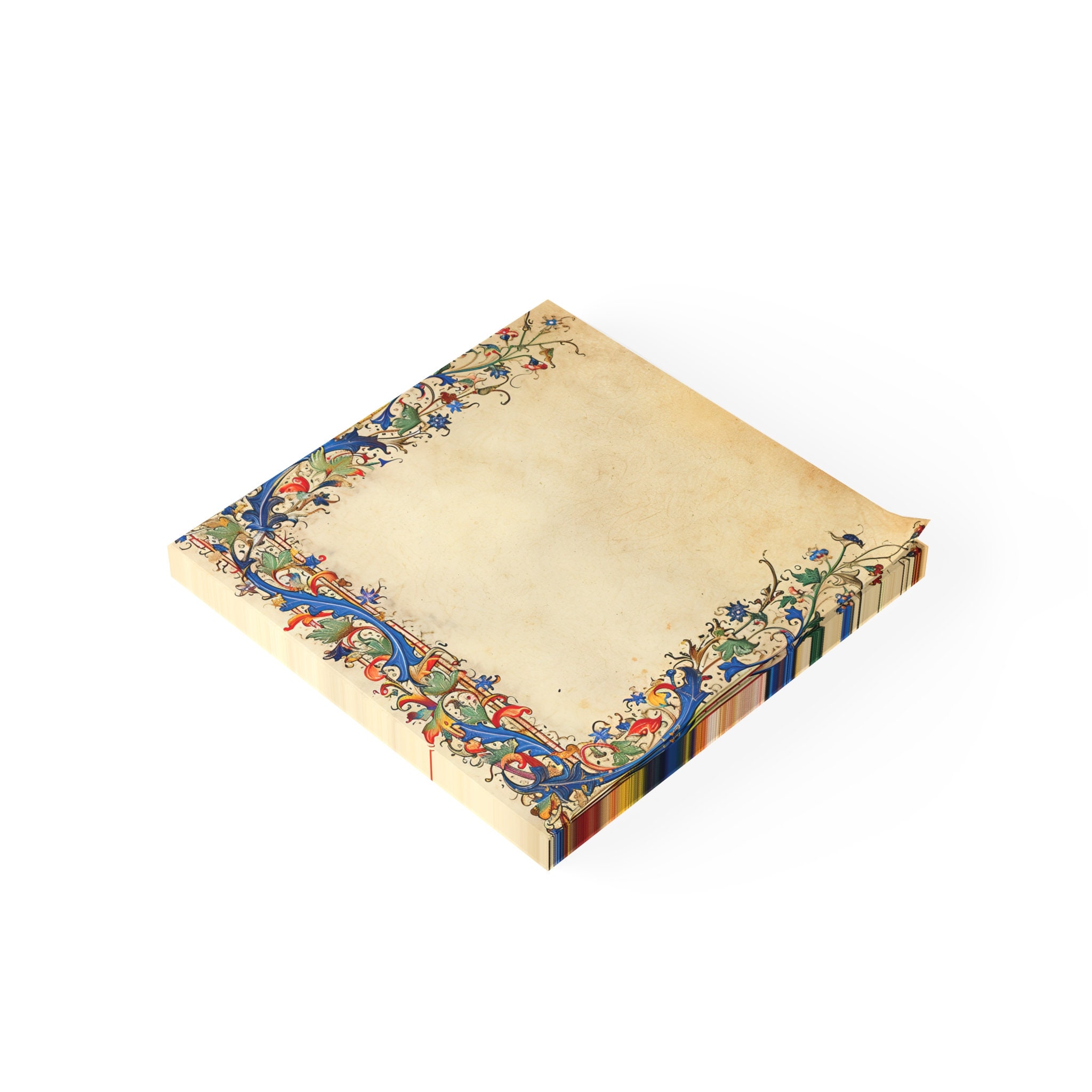 Medieval Post-it® Note Pads Designer Manuscript, Sticky Notes, Gift for ...