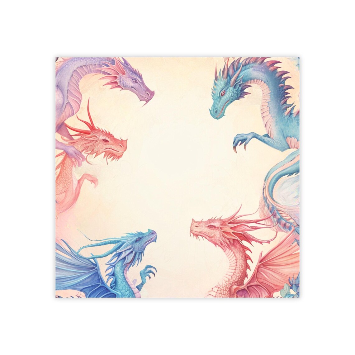 Dragons Post-it® Note Pad - Designer - Flight Drakes, Wing Horde ...