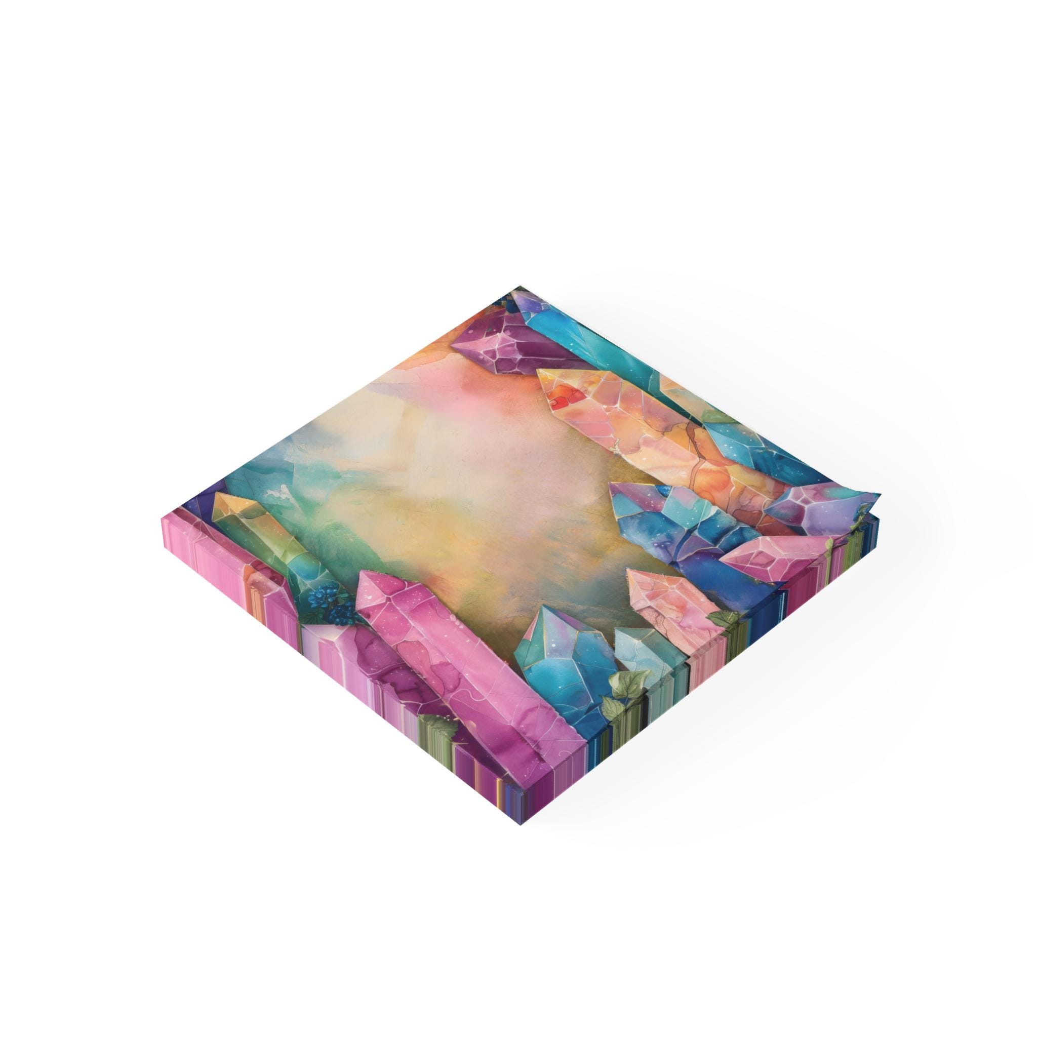 Crystal Cavern Post-it® Note Pads - Designer - Colored Crystals ...
