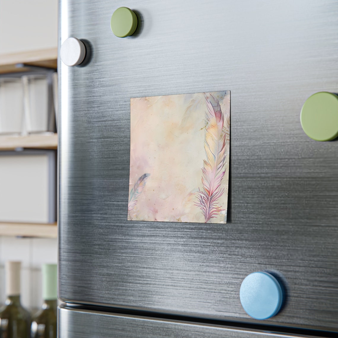 Spring Feathers Post-it® Note Pads Designer Watercolor Pastel, Sticky ...