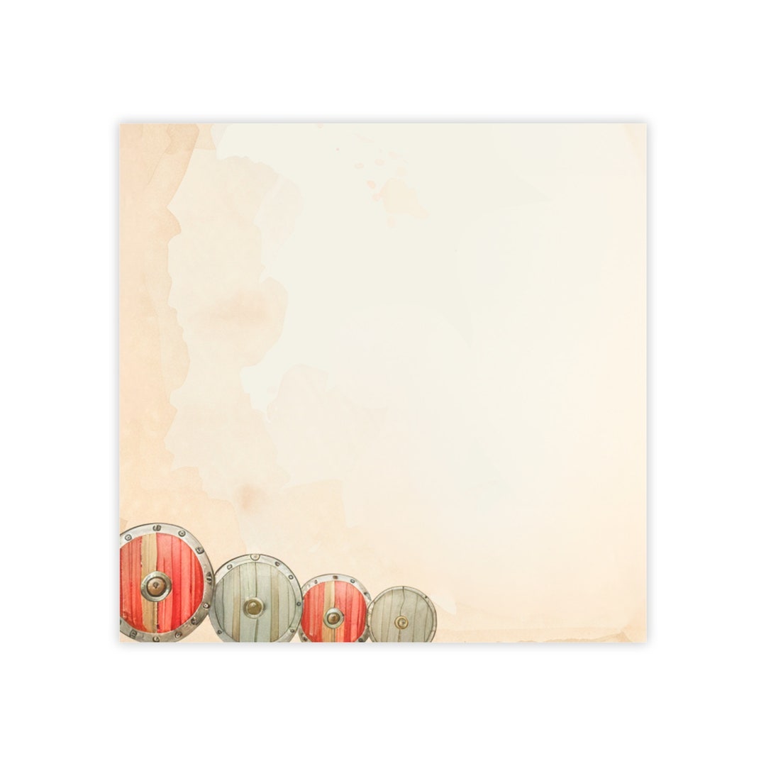 Medieval Shields Post-it® Note Pads Designer Sticky Notes Medieval ...