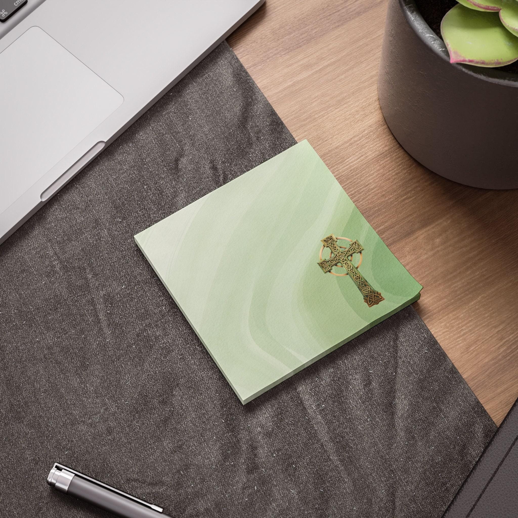 Celtic Cross Post-it® Note Pad - Designer - Watercolor Sticky Notes ...