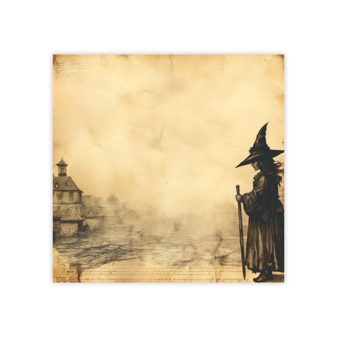 Medieval Witch Post-it® Note Pads - Designer - Magic, Wise Woman ...