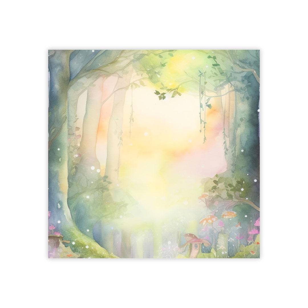 Fairy Woods Post-it® Note Pads - Designer - Enchanted Forest, Fairycore ...