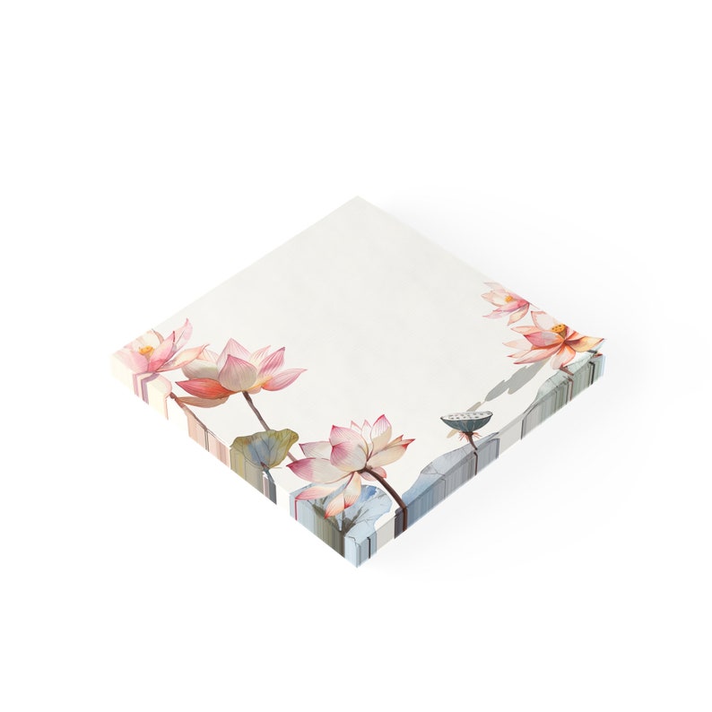 Pink Lotus Post-it® Note Pads - Designer - Lotus Flowers, Floral ...