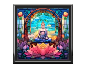 Lighthouse Jewelry Box Keepsake Box Wood & Ceramic Tile - Etsy