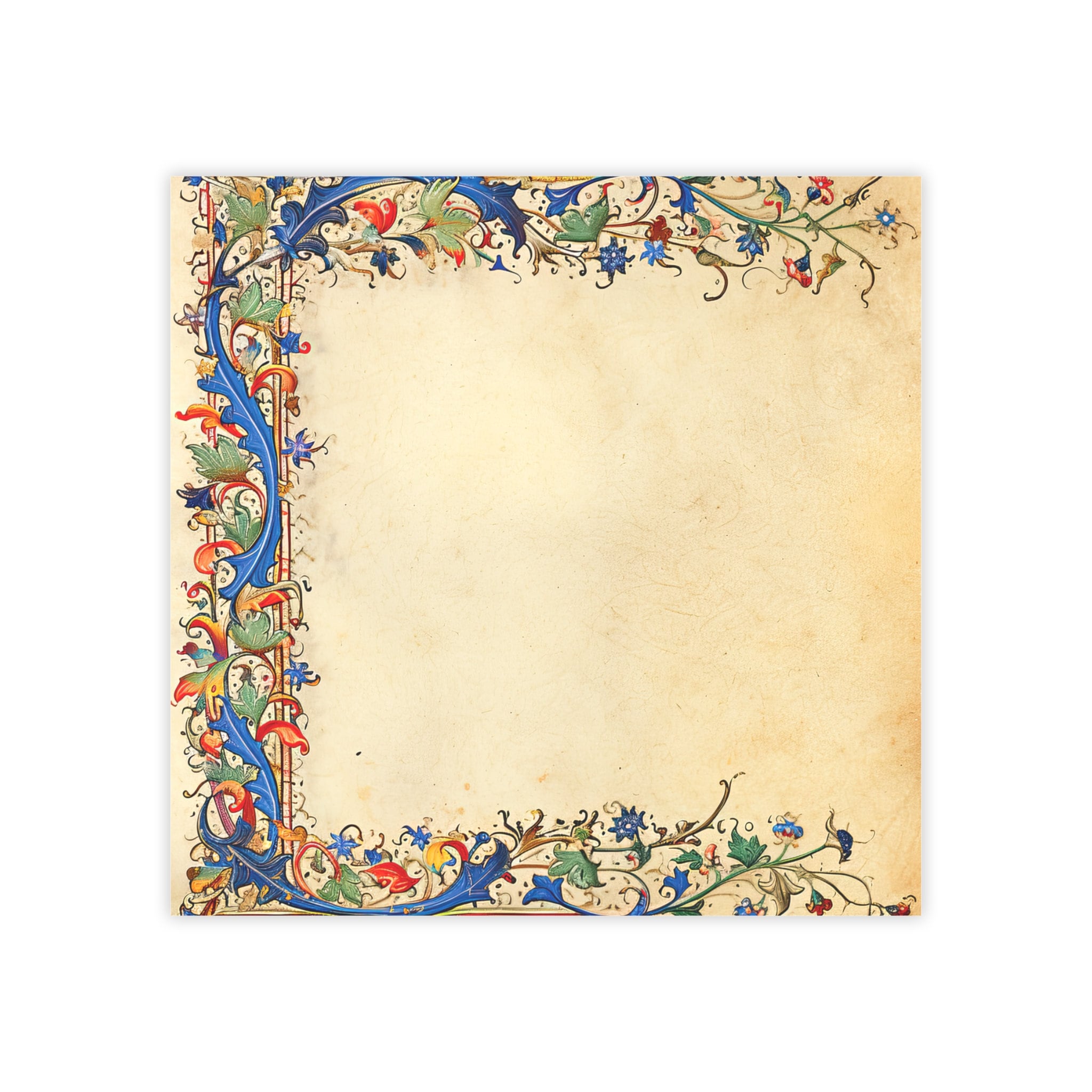 Medieval Post-it® Note Pads Designer Manuscript, Sticky Notes, Gift for ...