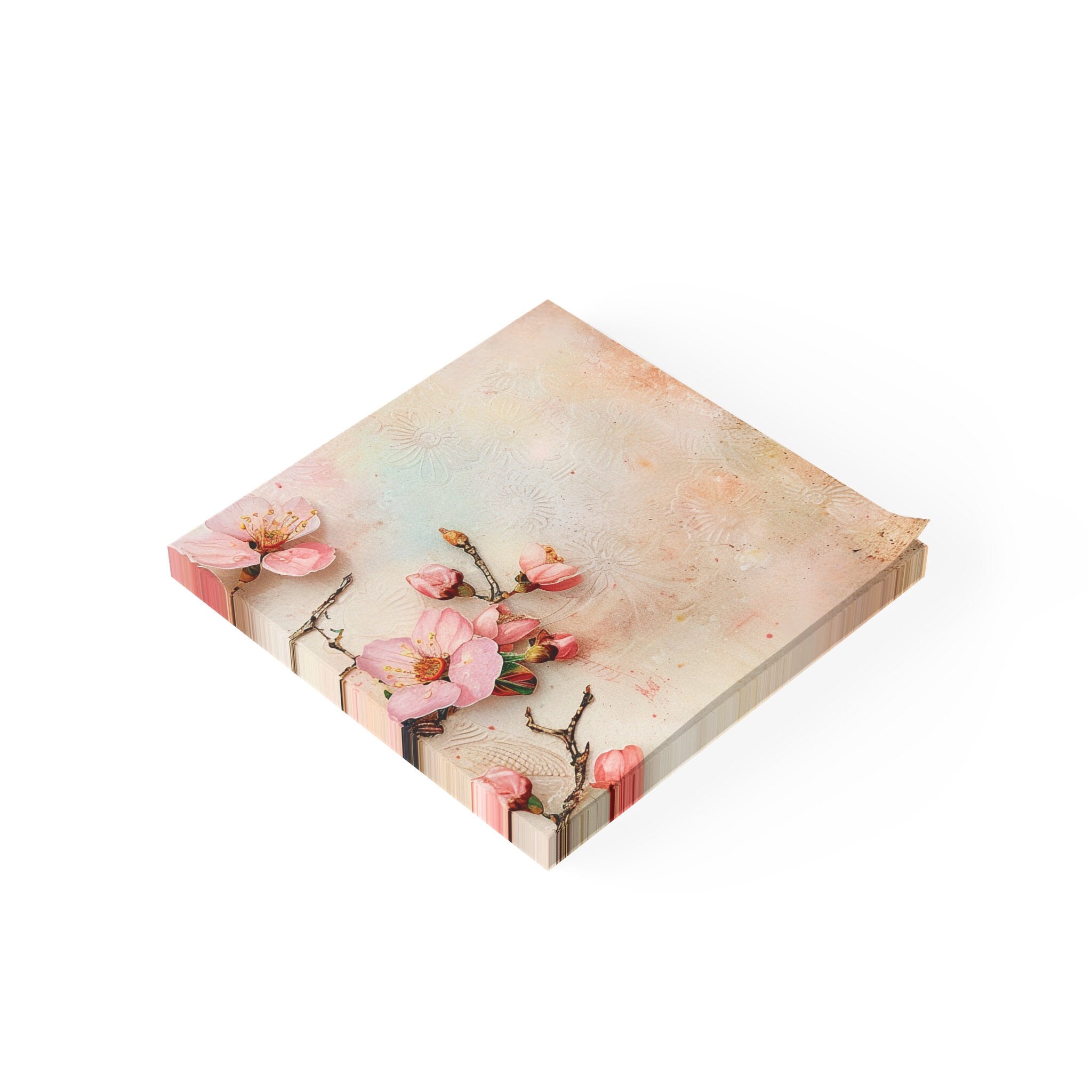 Cherry Blossoms Post-it® Note Pads Designer Pink Buds, Asian Floral ...