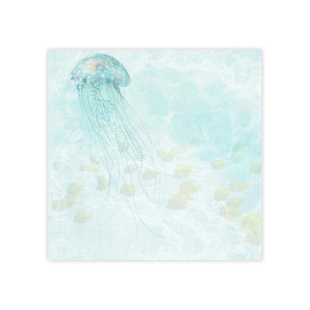Jellyfish Post-it® Note Pads - Designer - Underwater Ocean, Sticky ...