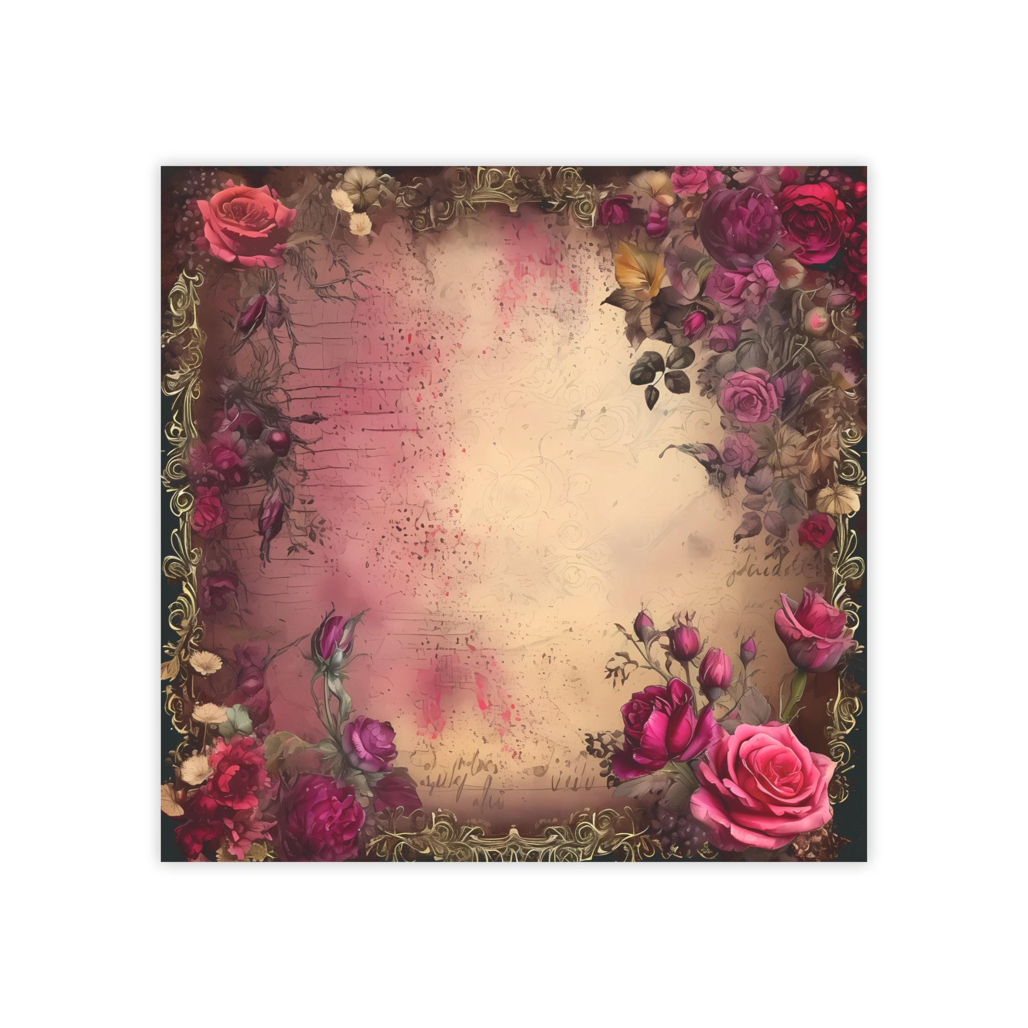 Goth Roses Post-it® Note Pads - Designer - Rose Enchantment, Gothic ...