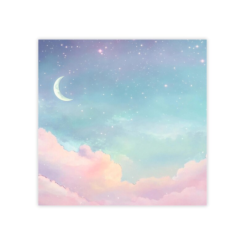 Lunar Sky Post-it® Note Pads - Designer - Moon Crescent, Celestial ...