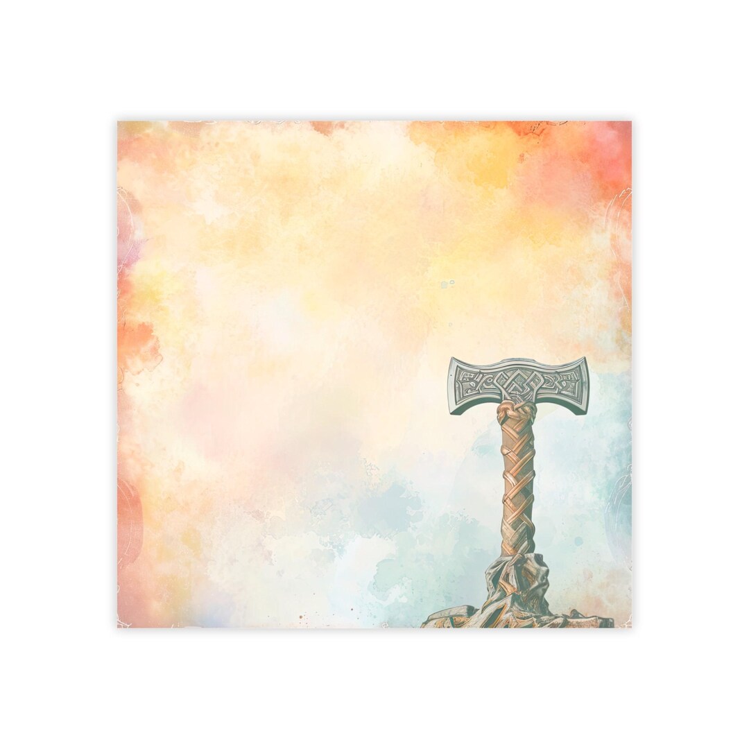 Nordic Hammer Post-it® Note Pads - Designer - Viking Reenactors ...