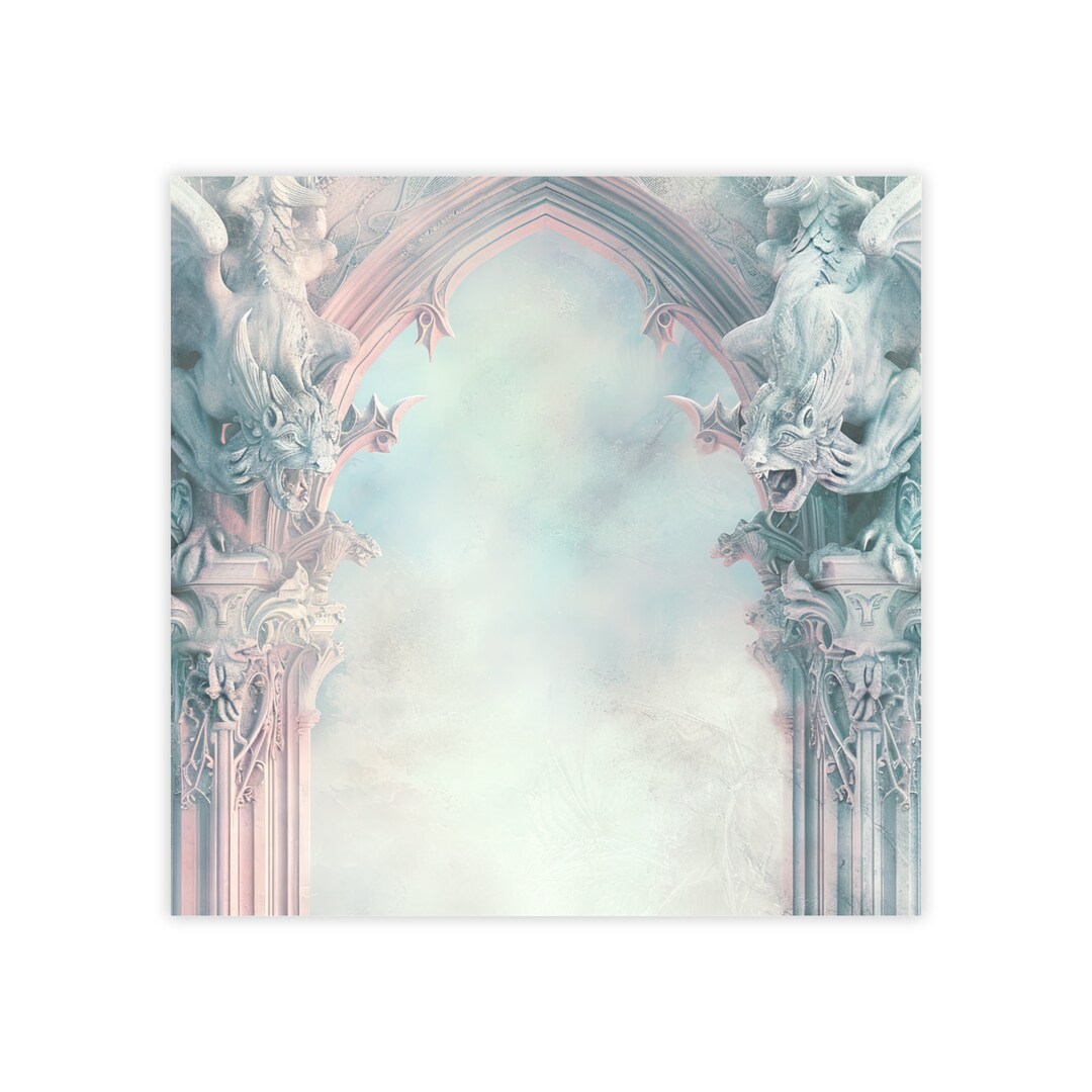 Gothic Gargoyles Post-it® Note Pads - Designer - Goth Cathedral Church ...