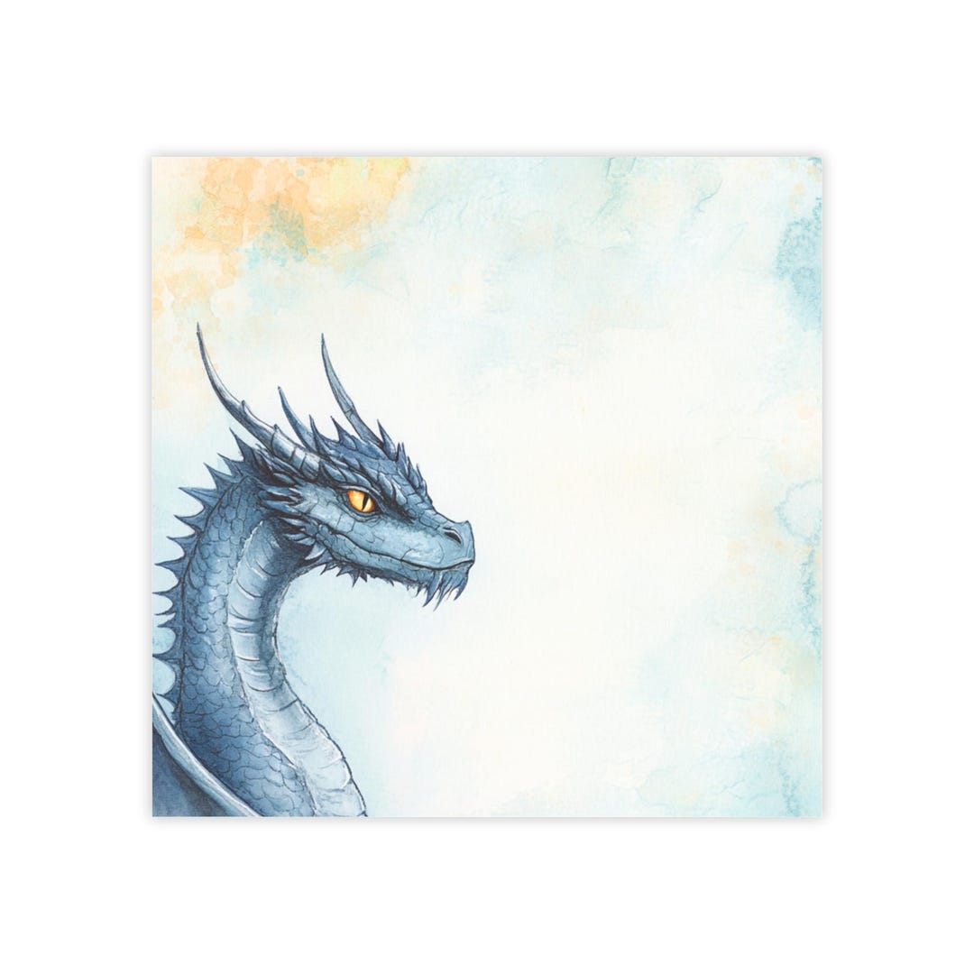 Rock Dragon Post-it® Note Pad - Designer - Drake, Wyvern, Grey Wyrm ...