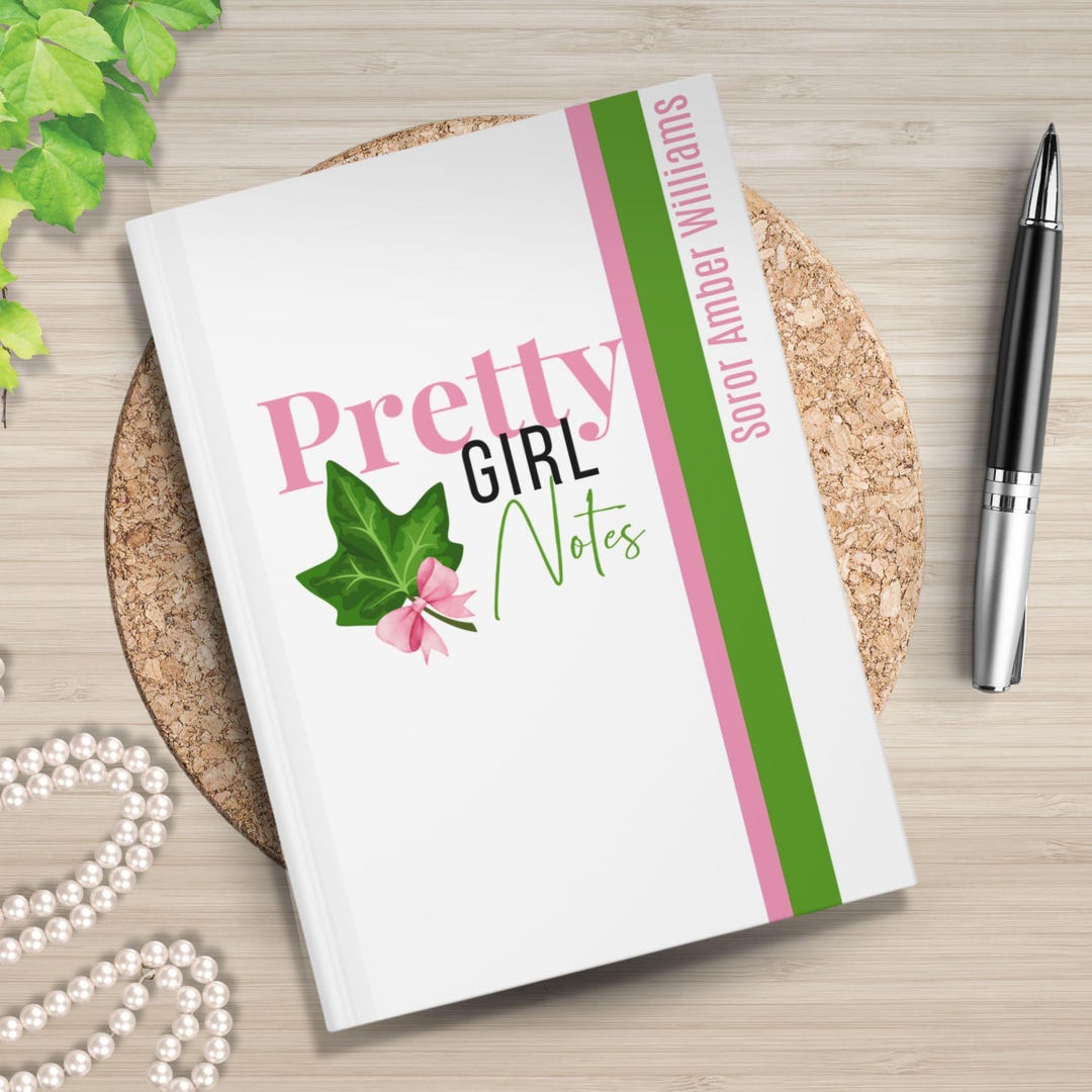 Personalized Sorority Notebook: Custom Pretty Girl Greek Gift for ...