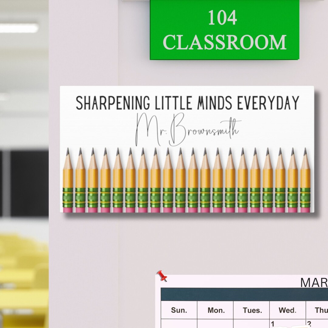 Personalized Teacher Appreciation Gift for Teacher Classroom: Custom ...