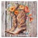COWBOY BOOT PRINT, Rustic Elegance Canvas, Nature Inspired Art ...