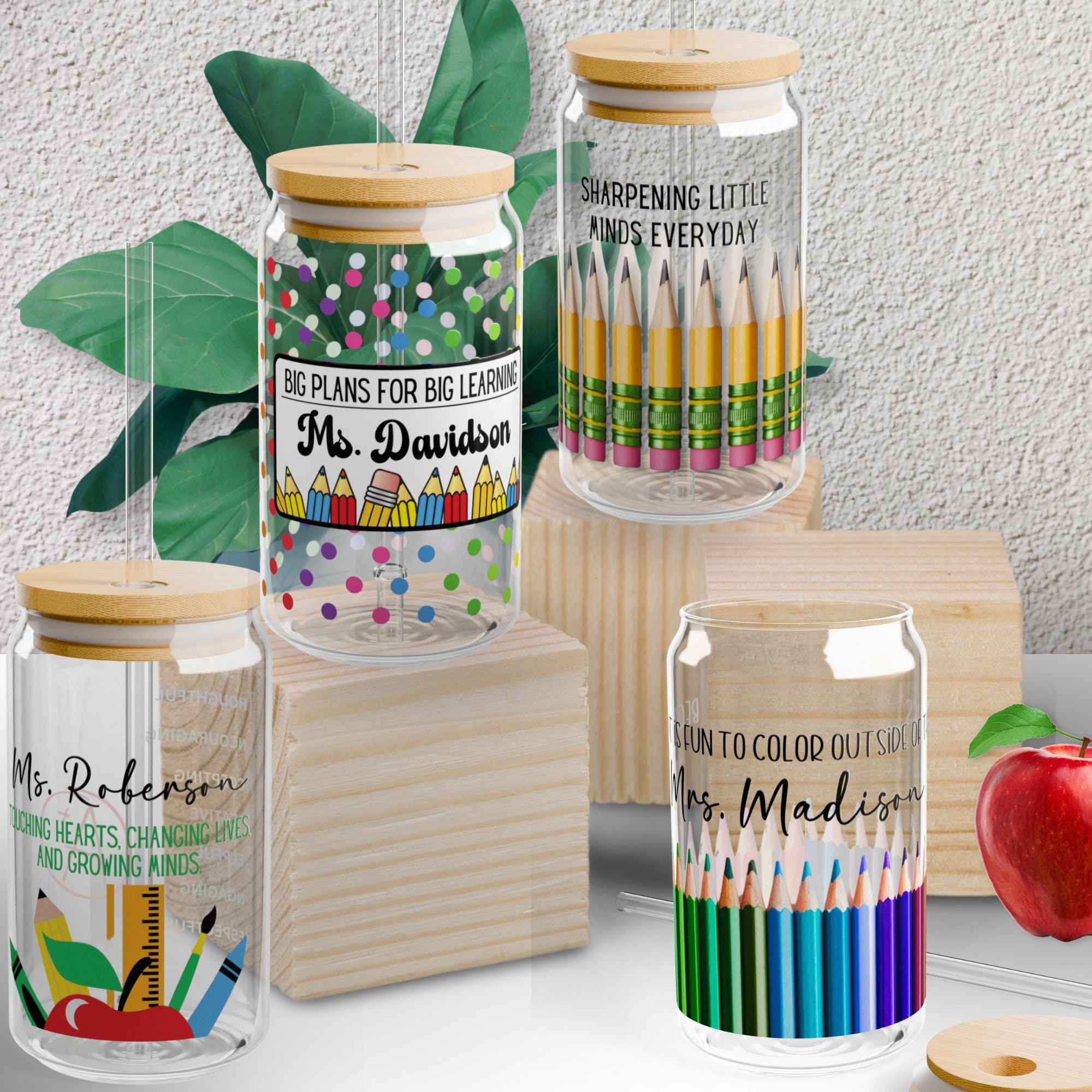 Personalized Teacher Gift: Unique Teacher Appreciation Gift 16oz ...