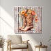 COWBOY BOOT PRINT, Rustic Elegance Canvas, Nature Inspired Art ...