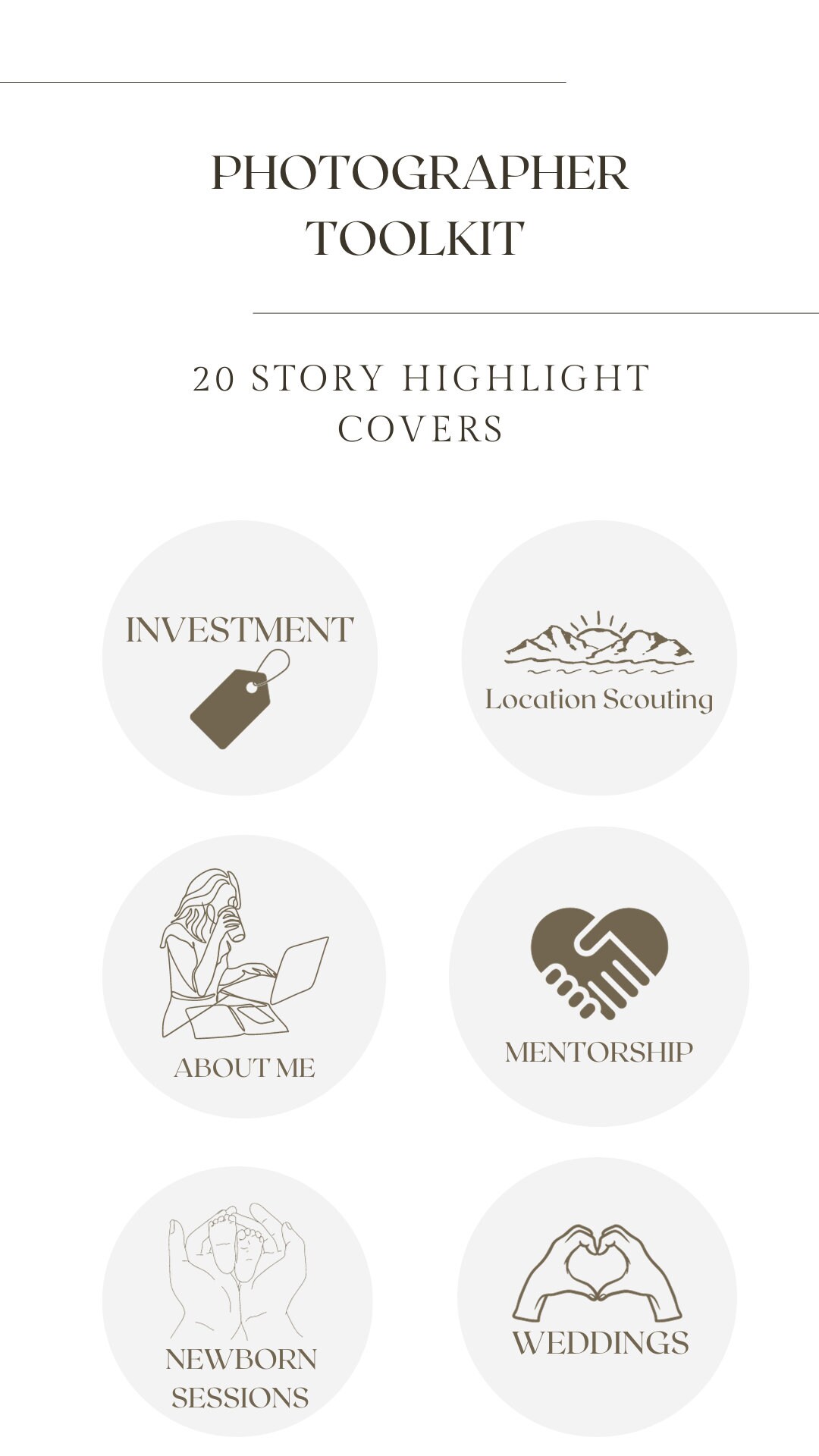 20 Instagram Highlight Covers Photography Story Highlights - Etsy