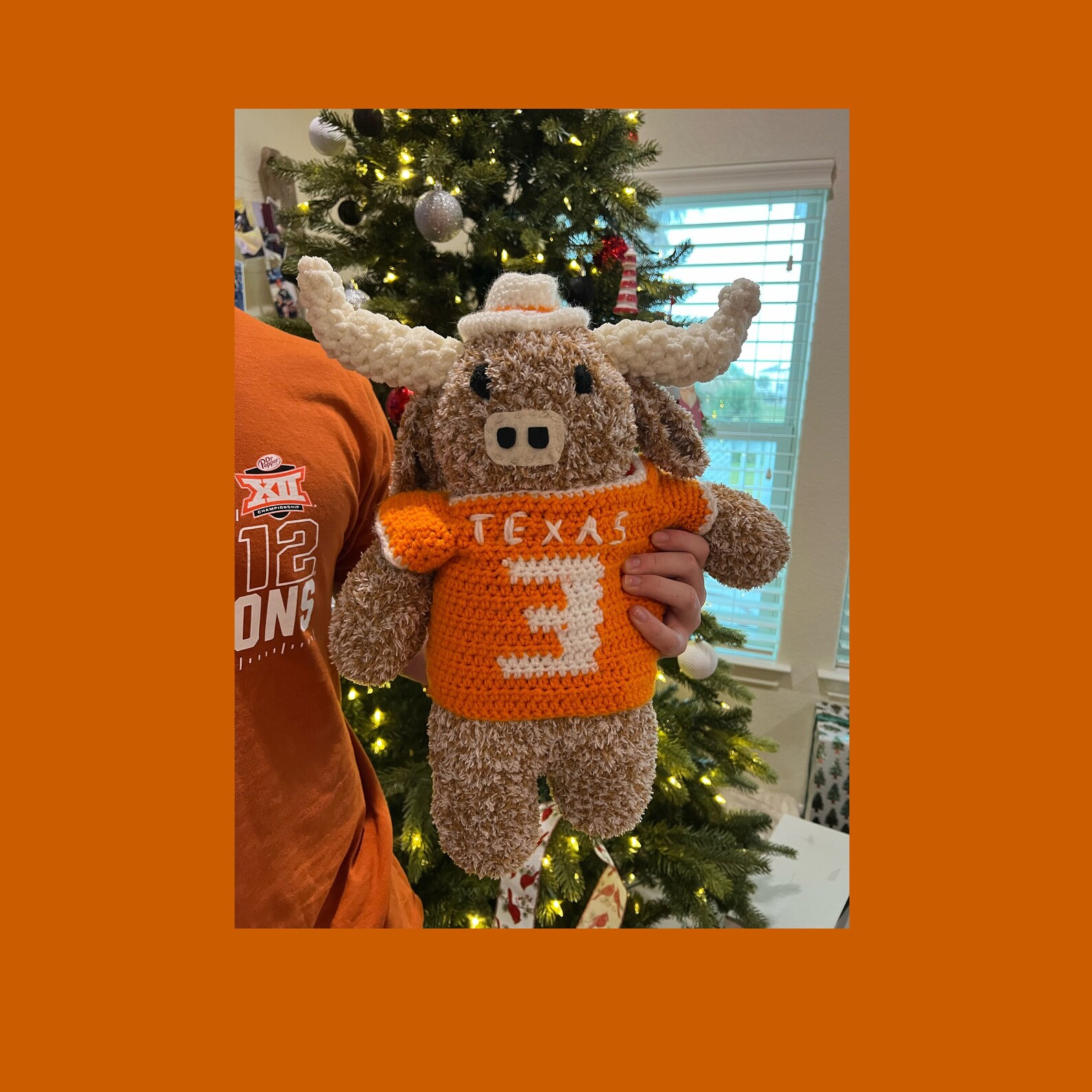 Crochet UT Bevo Stuffed Animal - Etsy