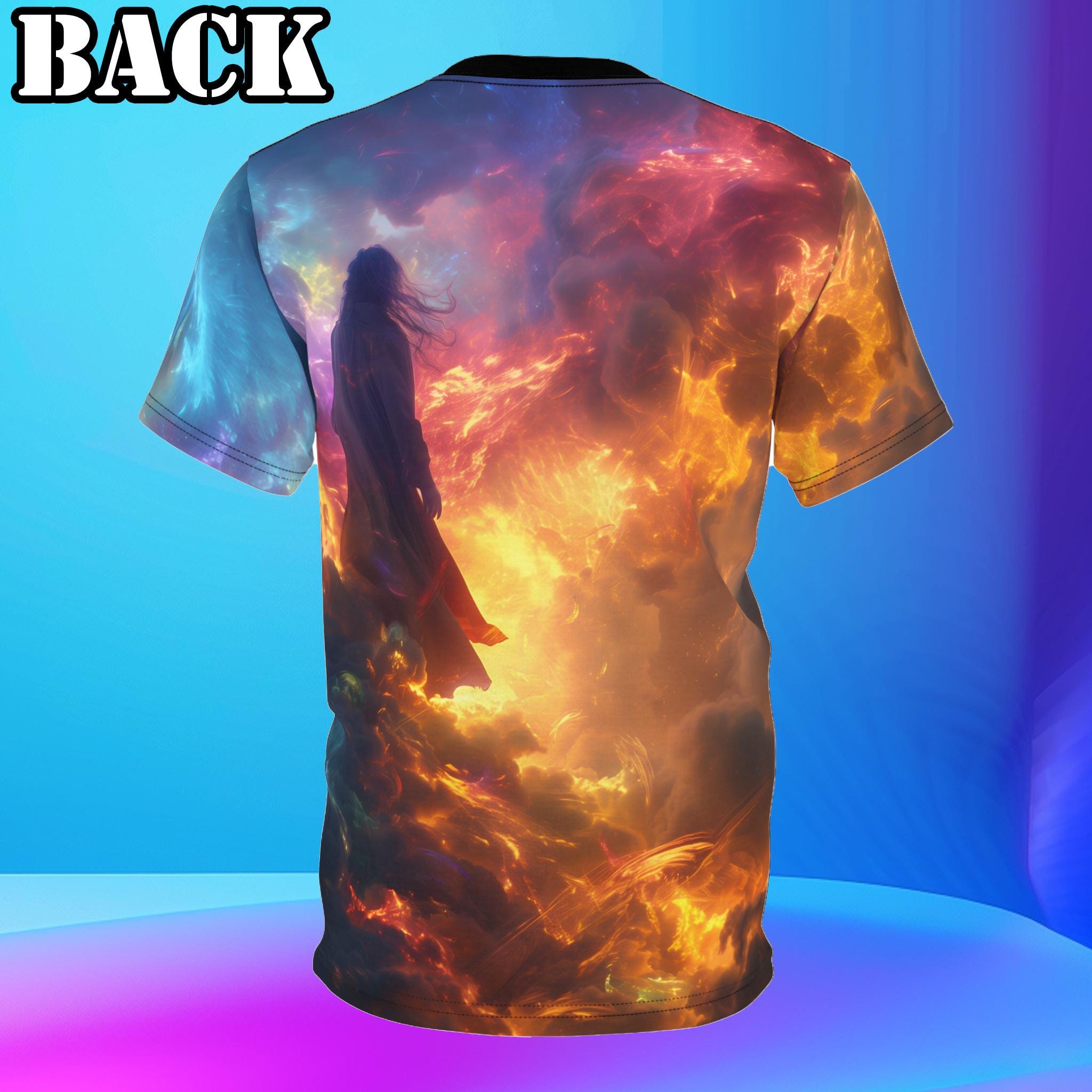 Magic Sorcerer of the Colorful Clouds Fantasy Warlock God Soft Luxury ...