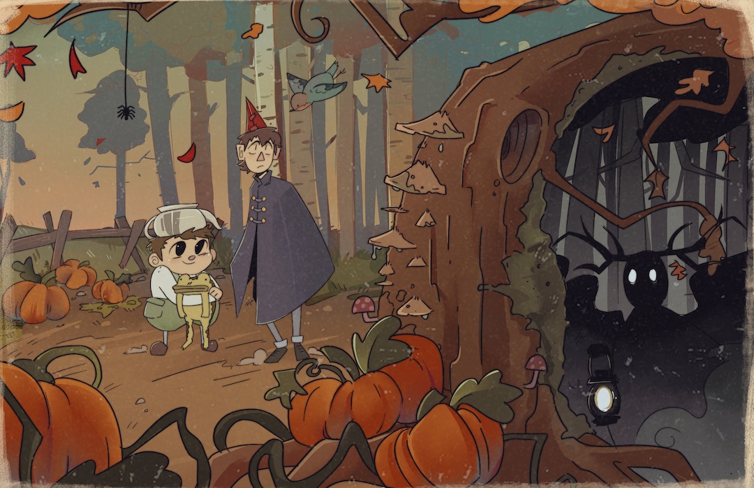 Over the Garden Wall Art Print - Etsy